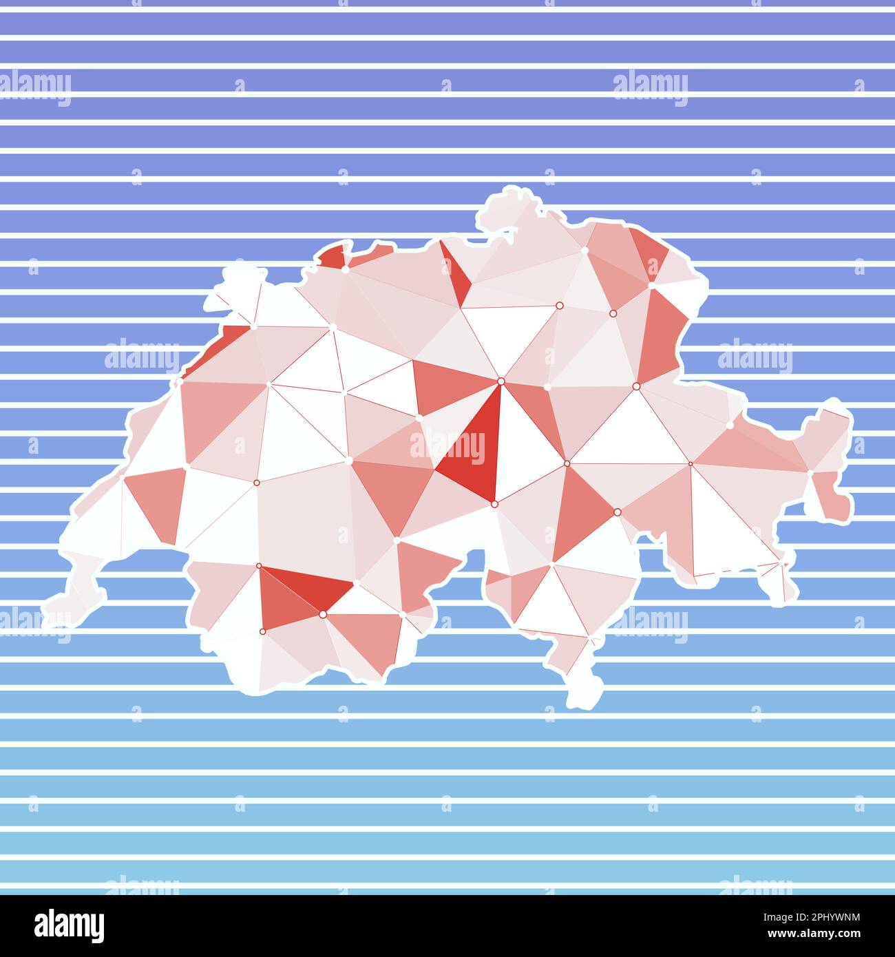 Switzerland vector illustration. Switzerland design on gradient stripes ...