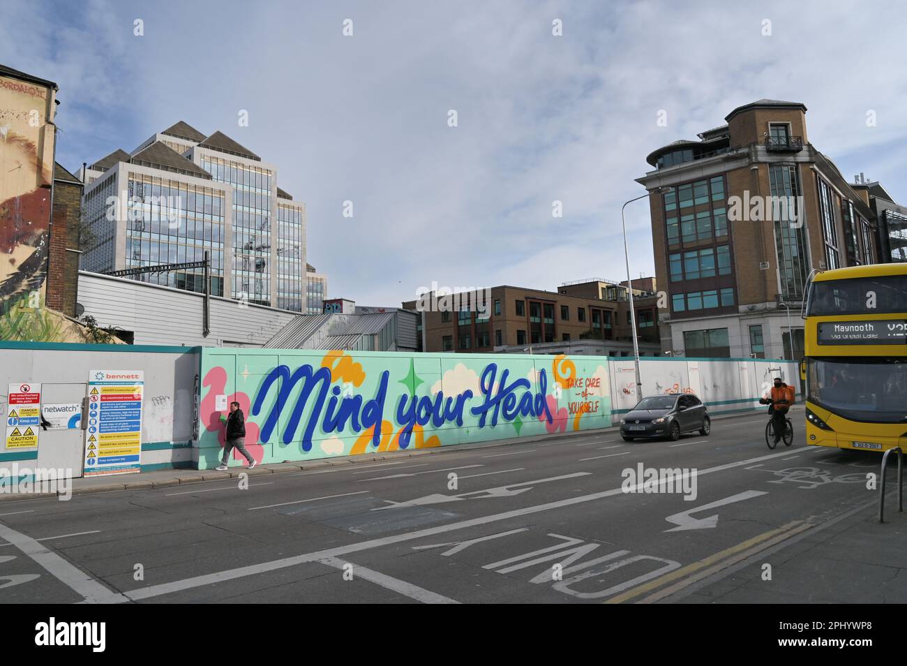 Graffiti Tara Street. Dublin. March 2023 Stock Photo - Alamy