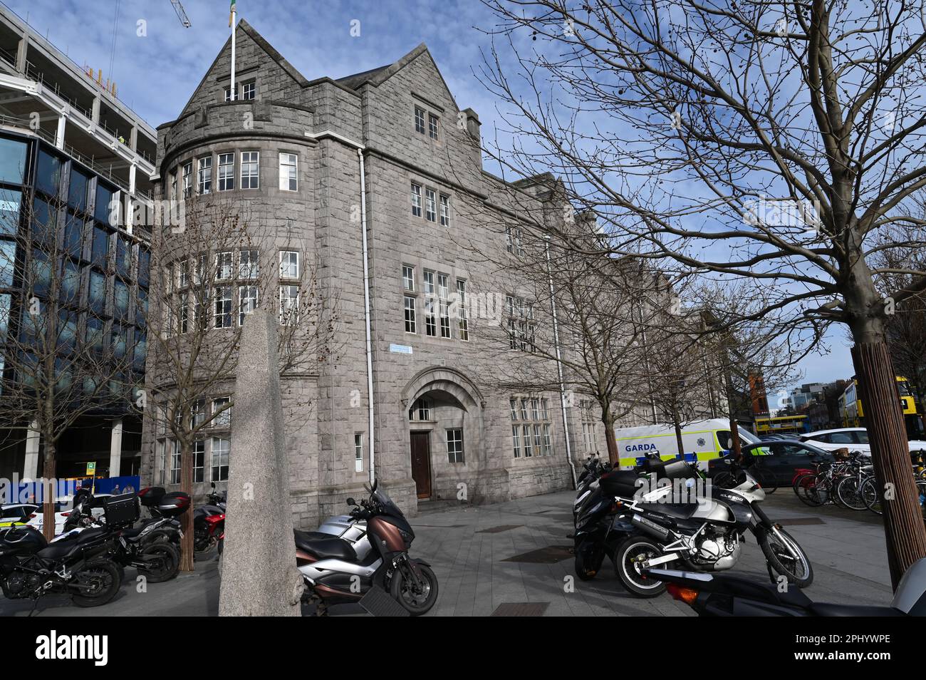 Pearse Street Garda Station. Dublin. March 2023. Built in 1910 Stock ...
