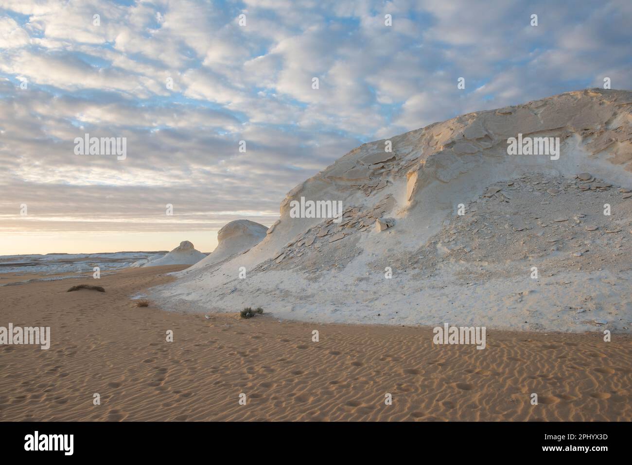 Landscape scenic view of desolate barren western desert in Panoramic ...