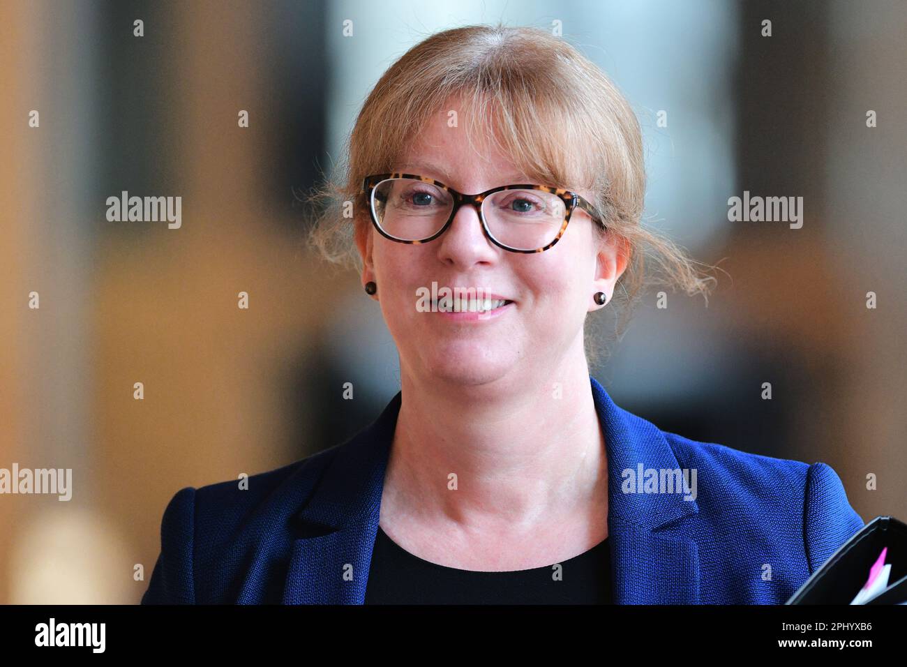 Edinburgh Scotland, UK 30 March 2023. Shona Robison, the new Deputy ...