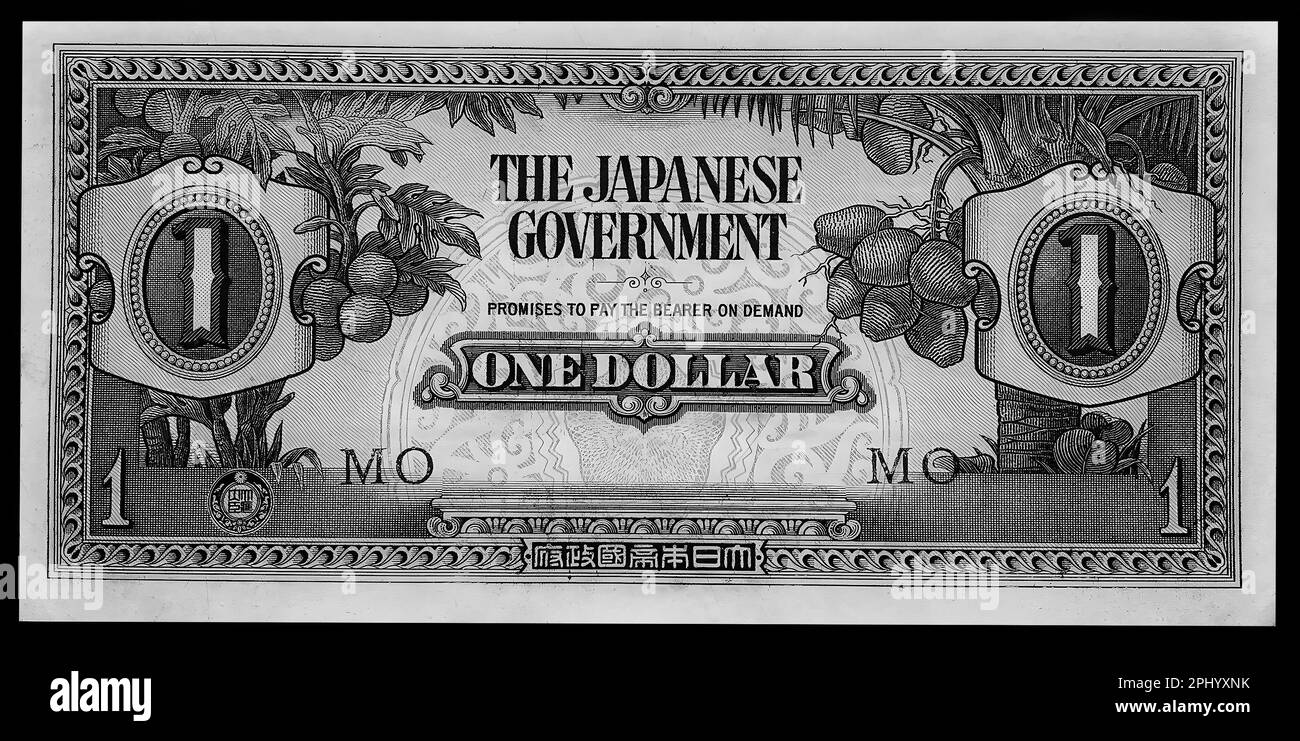 Japanese paper currency Black and White Stock Photos & Images - Alamy