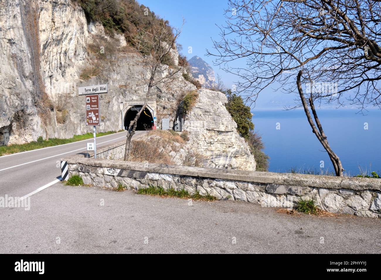 Gardone Riviera, Italy: View of Gardone Riviera at the lakeside of Lake ...
