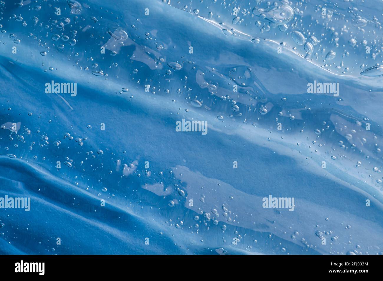 Texture of light blue shower gel as background, closeup Stock Photo - Alamy