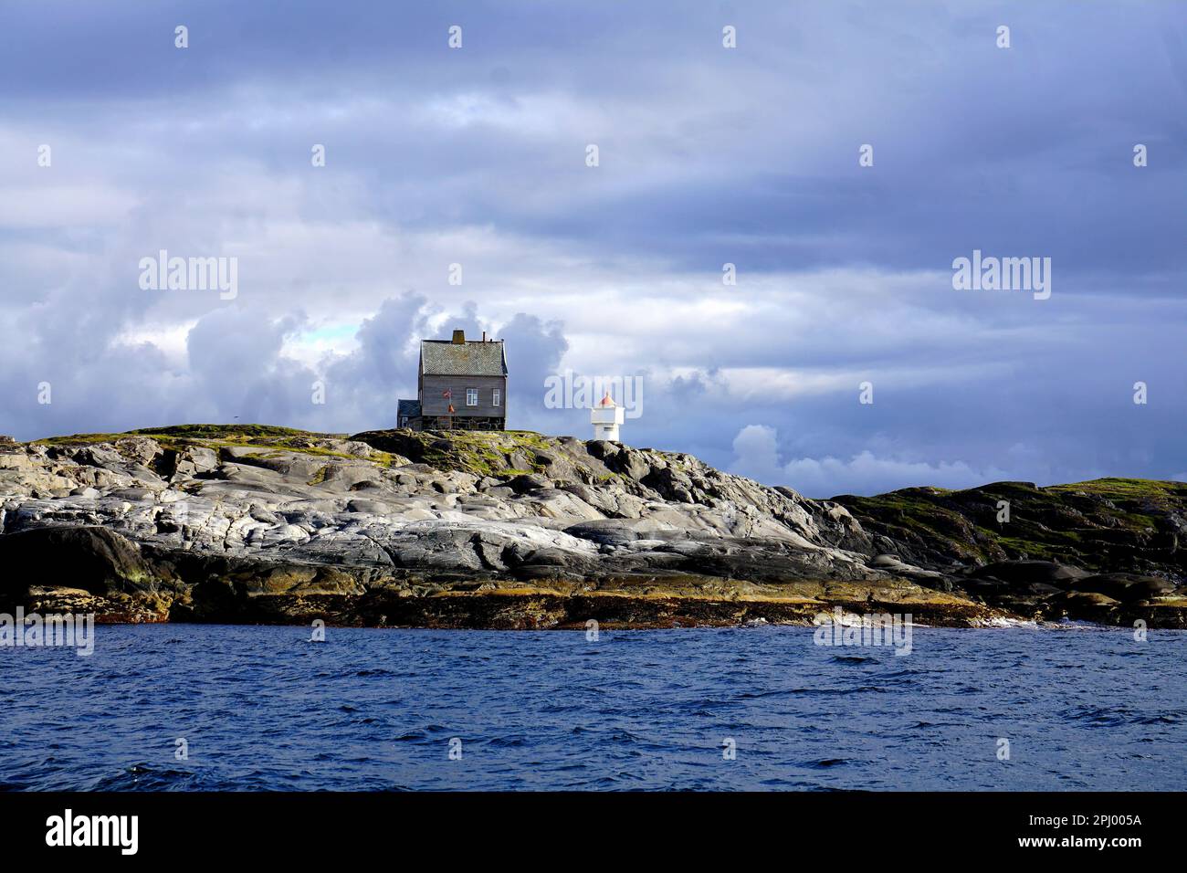 Lighthouse keeper's cottage at the Norwegian coast Stock Photo - Alamy