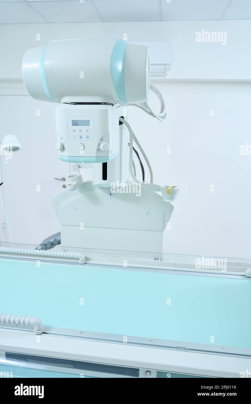 X-ray room with modern X-ray machine in medical center Stock Photo - Alamy