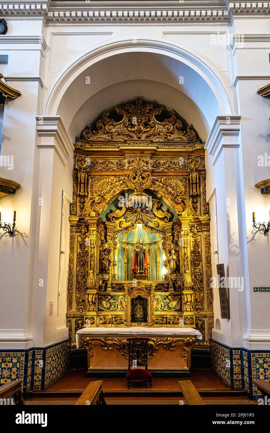 Interior of the basilica Nuestra Senora del Pilar, Our Lady of Pilar ...