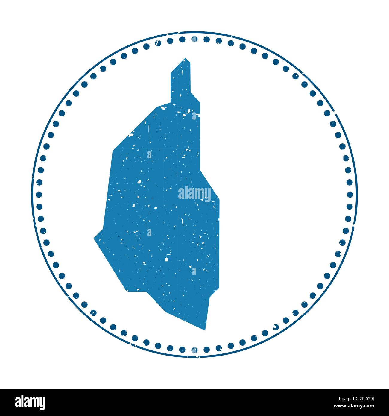 Penang Island sticker. Travel rubber stamp with map shape, vector ...