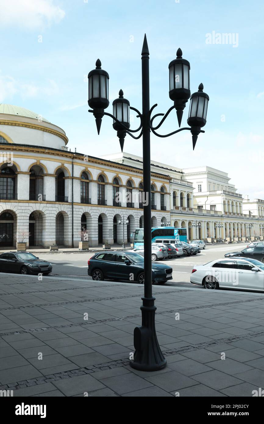 Old Fashioned Streetlights City Retro Street Lamp City Street Light