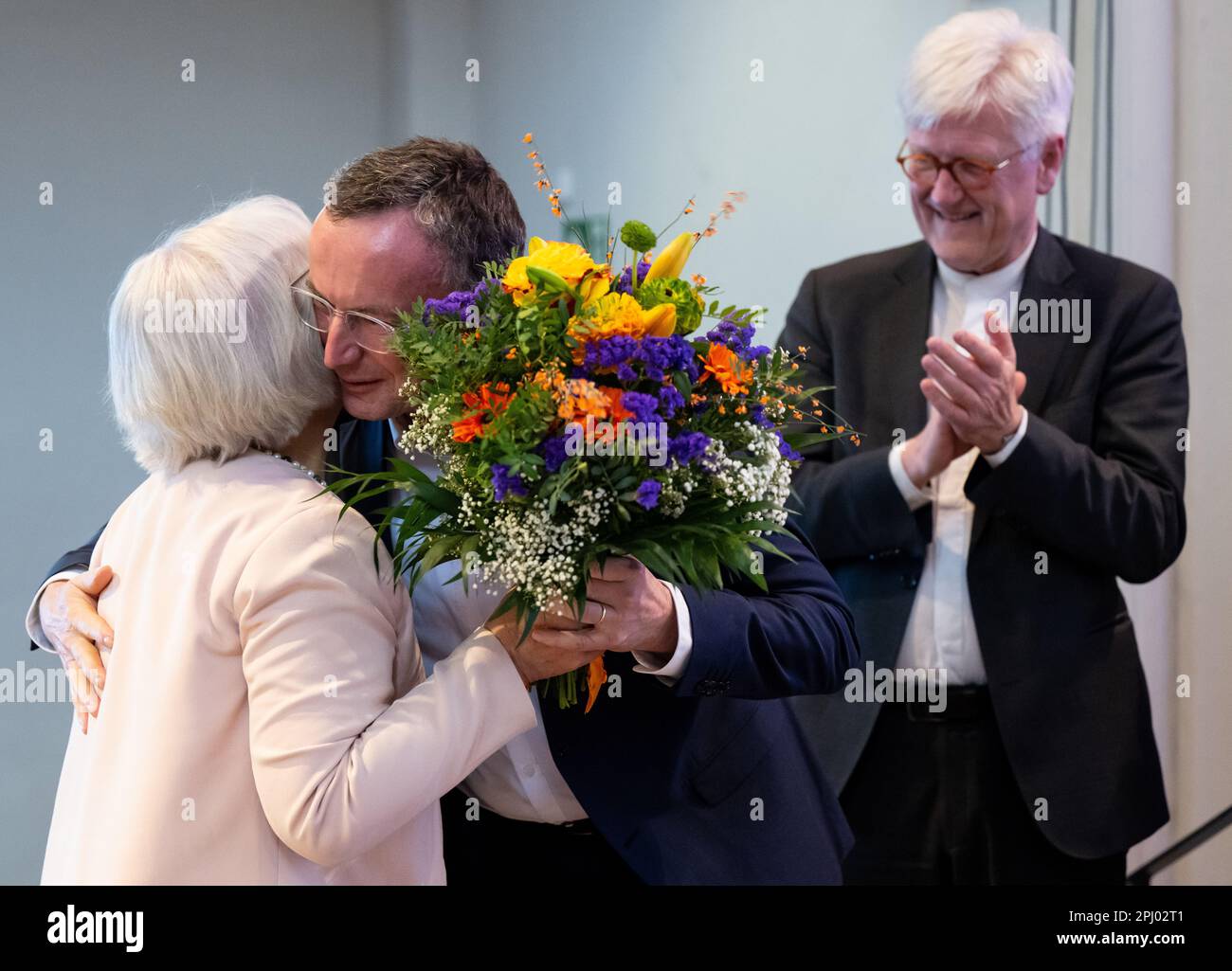 Munich, Germany. 30th Mar, 2023. Synod President Annekathrin Preidel ...
