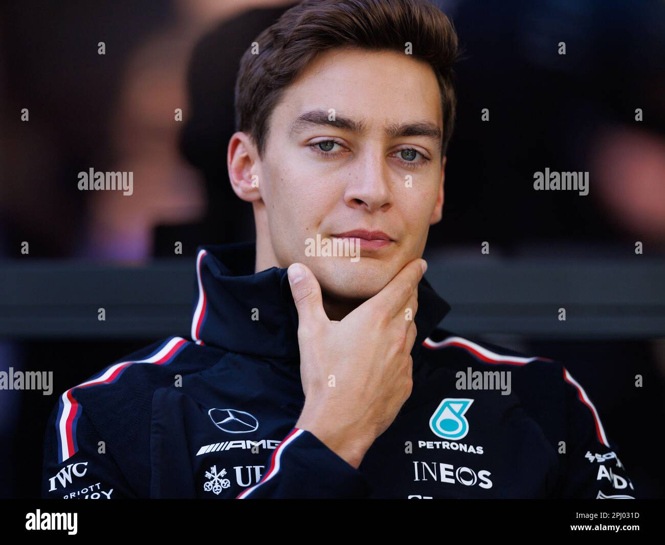 Albert Park, 30th March 2023 George Russell (GBR) of team Mercedes in ...