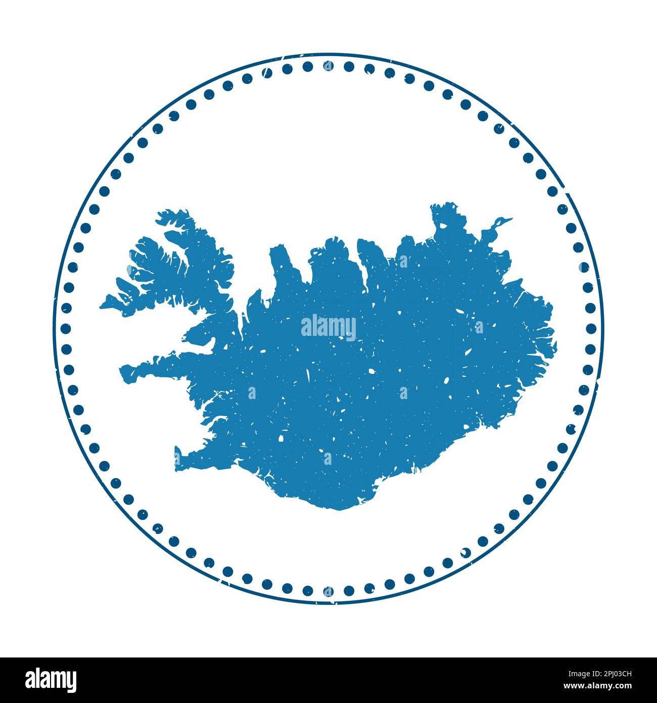 Iceland sticker. Travel rubber stamp with map of country, vector ...