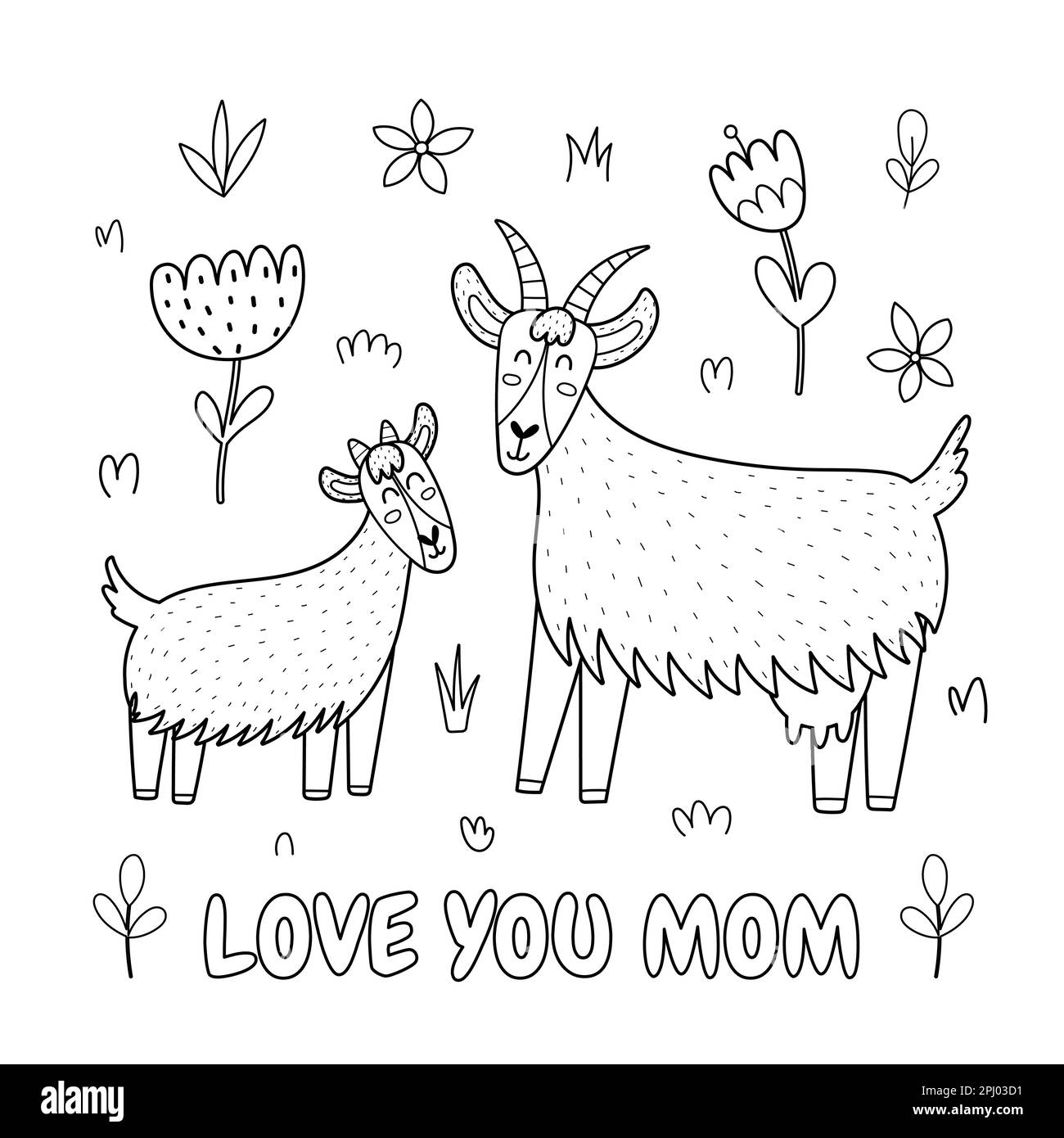 Mom love card Black and White Stock Photos & Images - Alamy