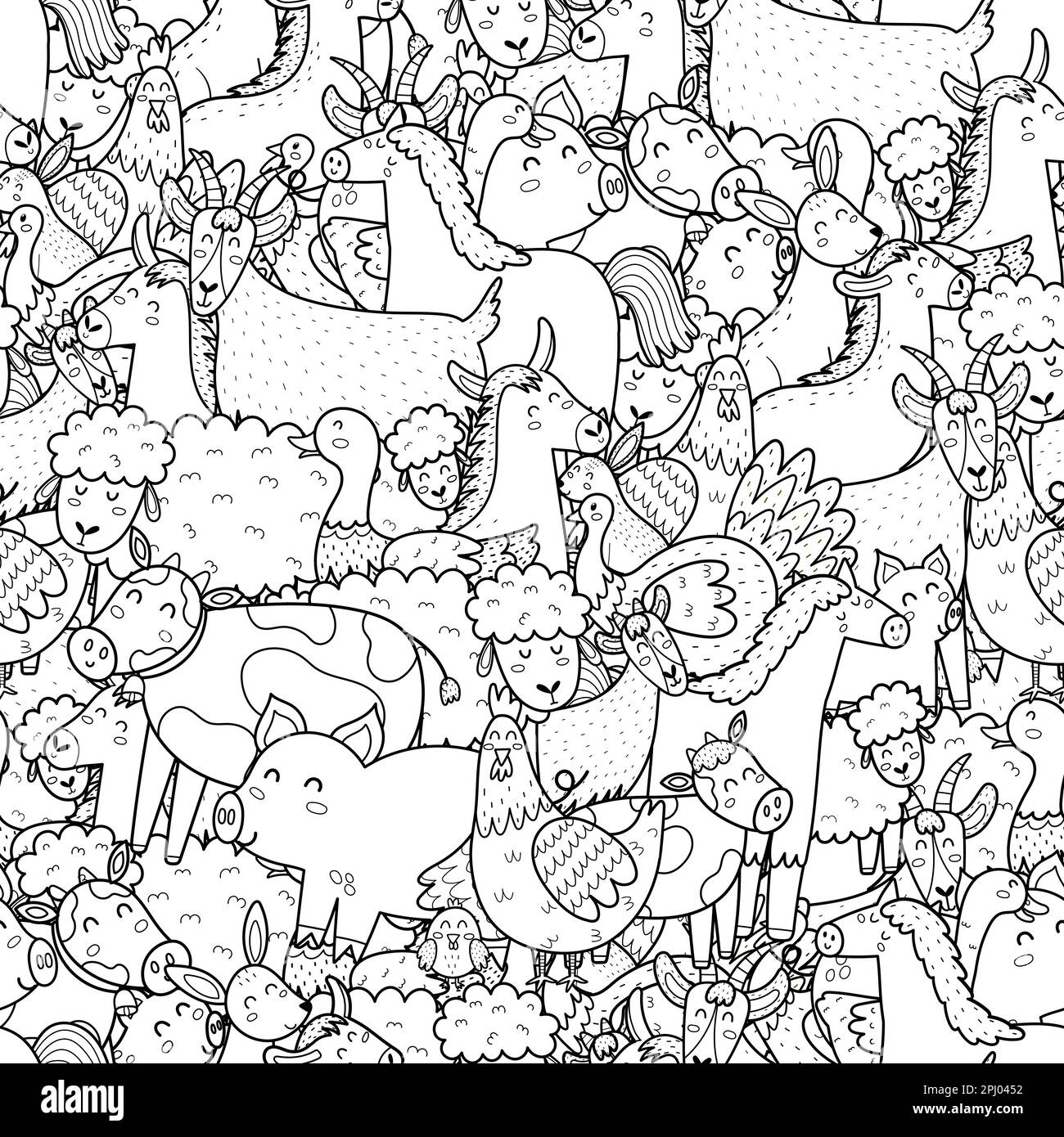 Cow coloring page to print hi-res stock photography and images - Alamy