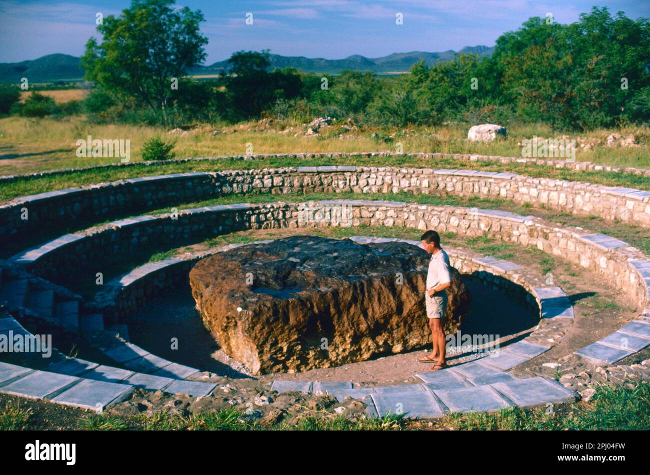 The Hoba Meteorite, Namibia Stock Photo - Alamy