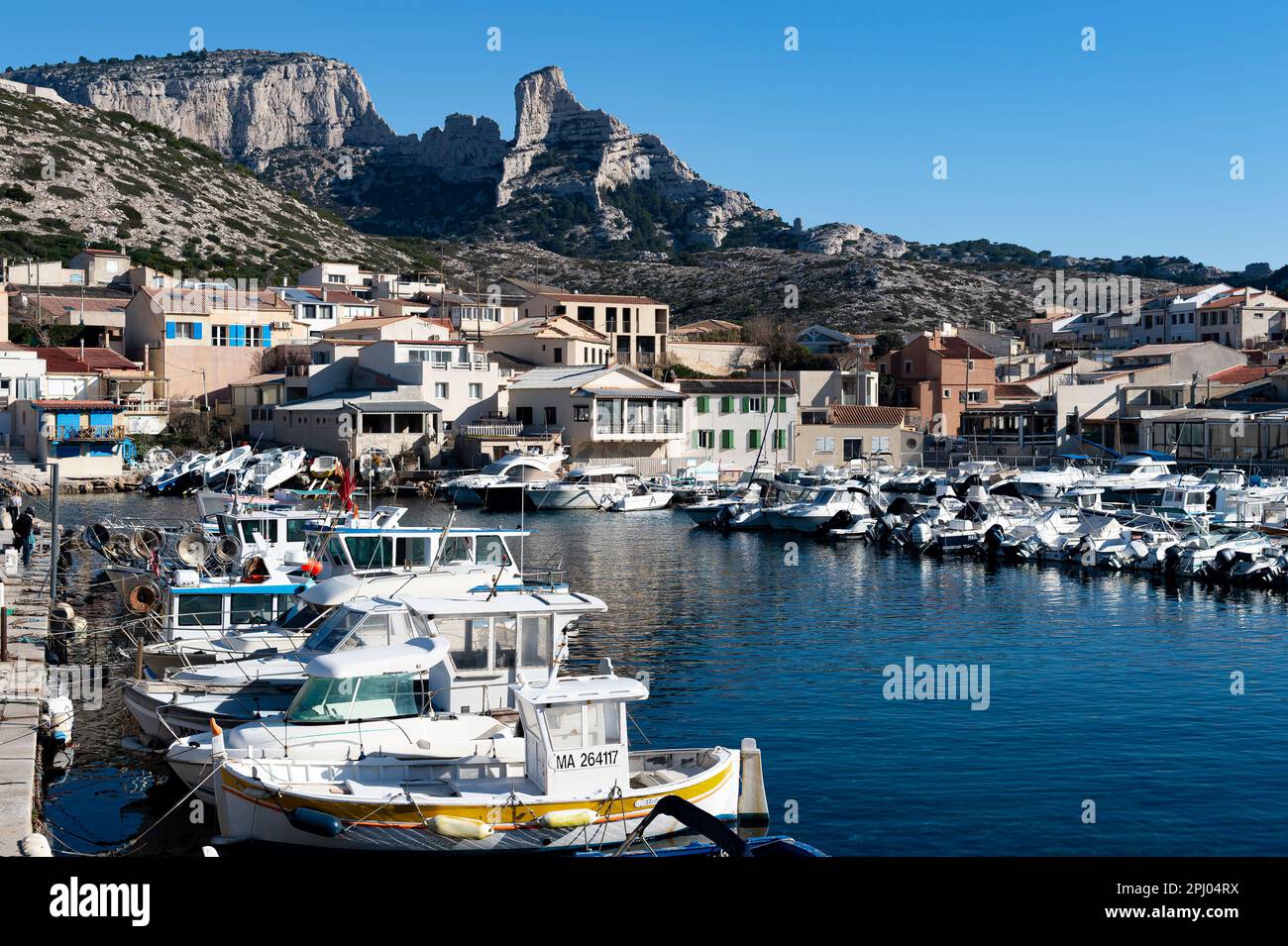 Small fishing and pleasure port near Marseille. Starting point of the ...