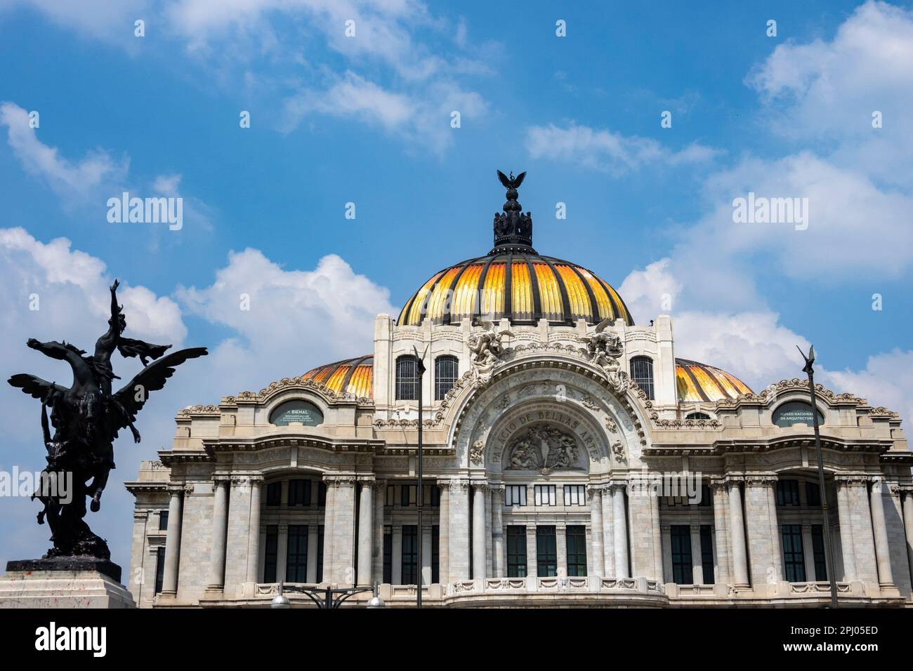 Palacio de Bellas Artes or Palace of Fine Arts, a famous theater,museum ...