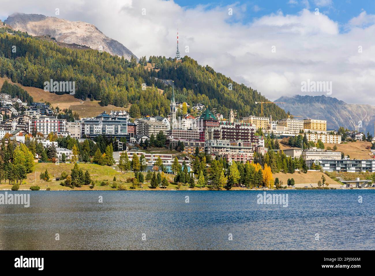 One of the most famous spas and holiday resorts in the world, town view ...