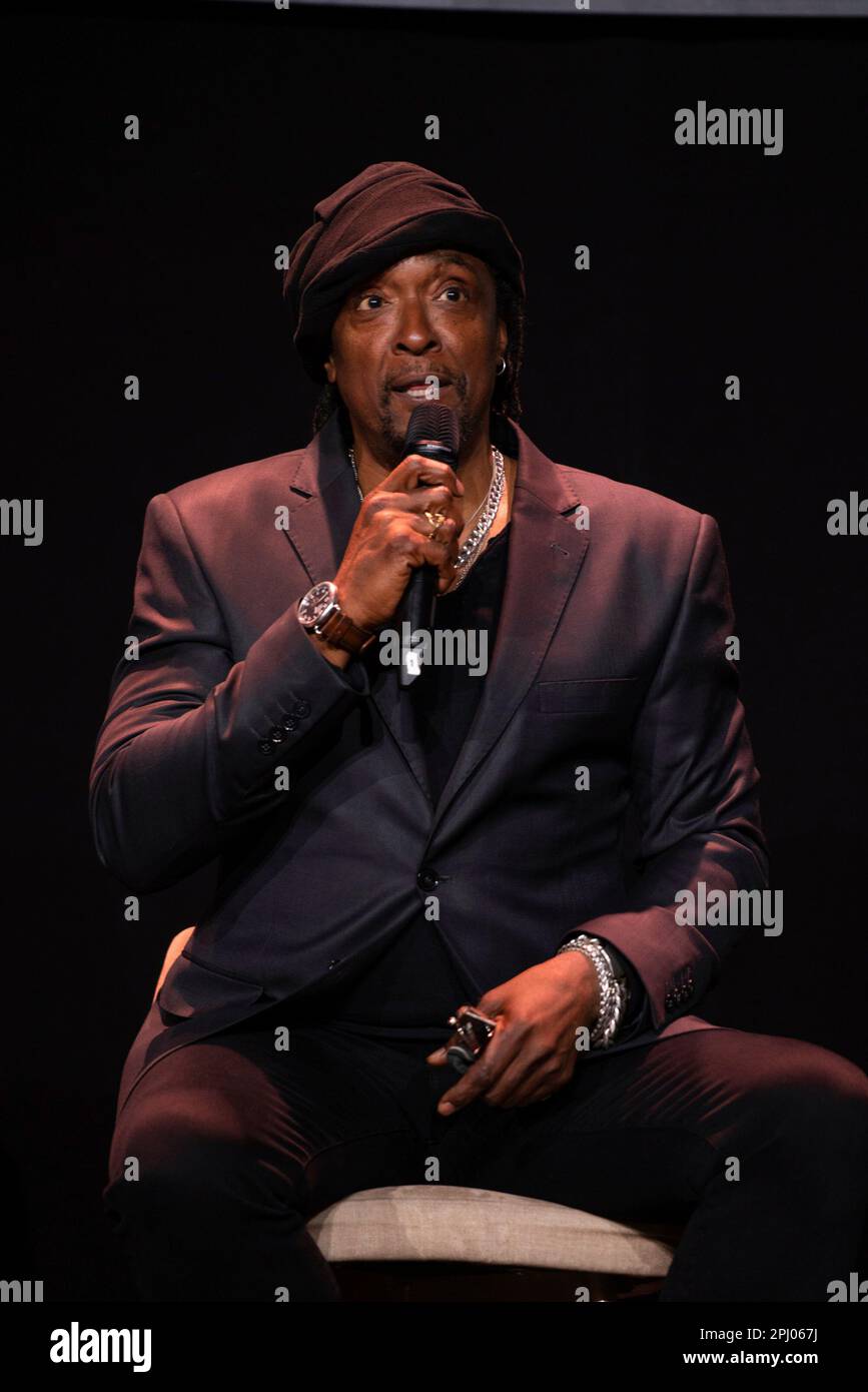 Rolling Stones vocalist Bernard Fowler during a press conference to ...