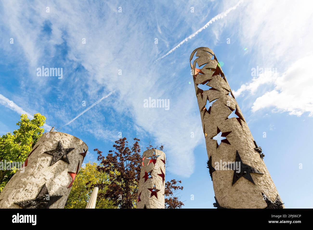 Municipality of Schengen in the border triangle. Eponym of an important ...