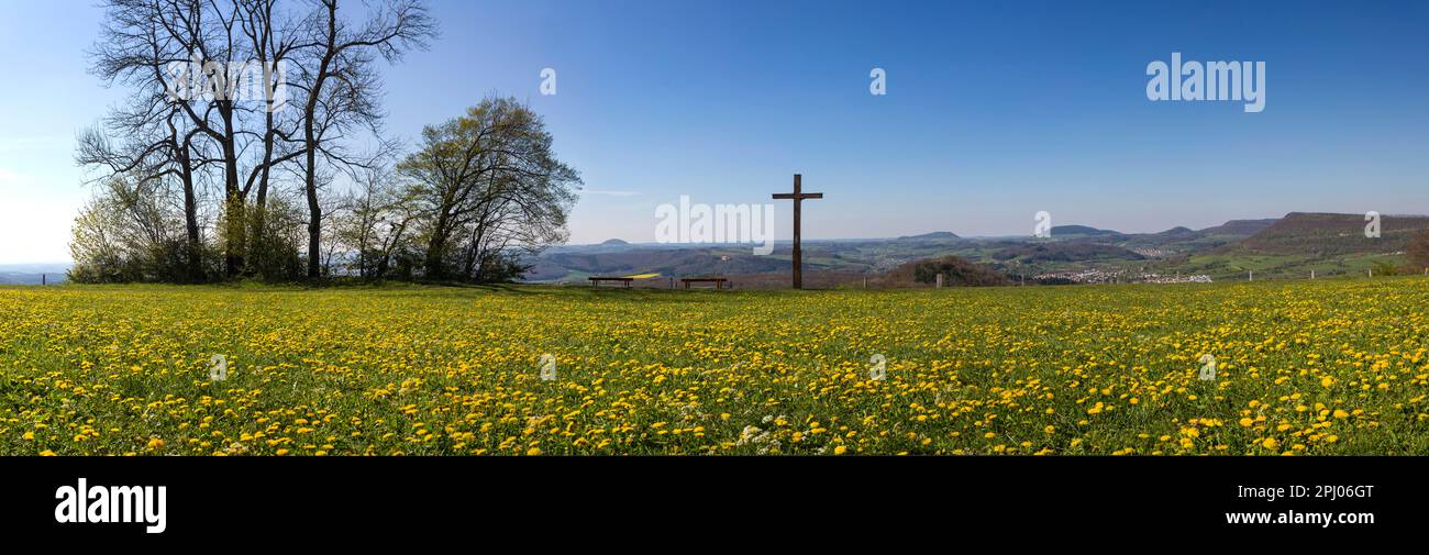 View from the Kuchalb onto the Alb foothills and the three imperial ...