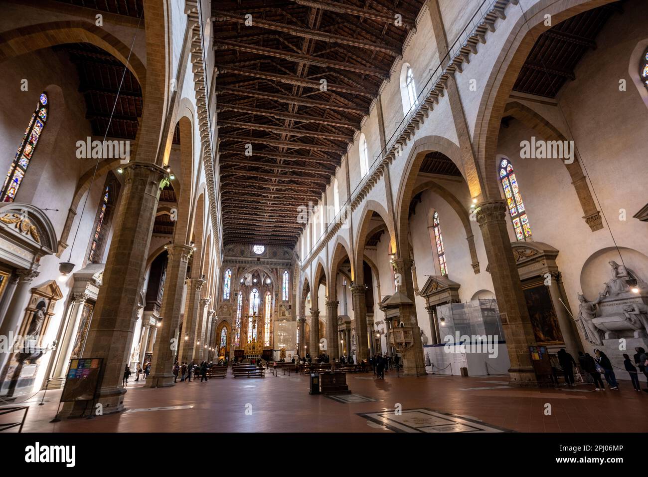 The Opera di Santa Croce, a Franciscan Basilica. Santa Croce, Florence ...