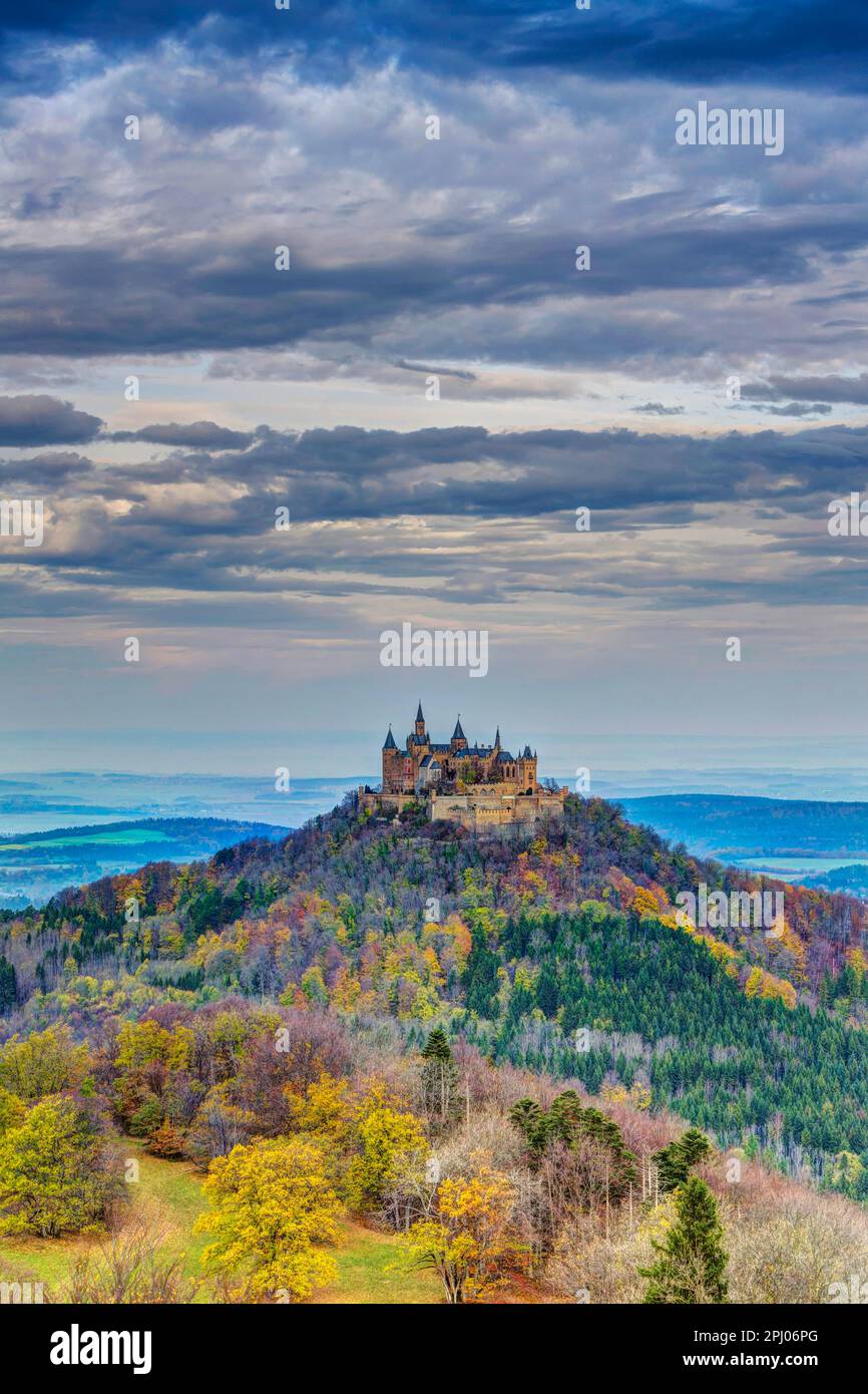 Hohenzollern Castle, ancestral castle of the Prussian royal and German ...
