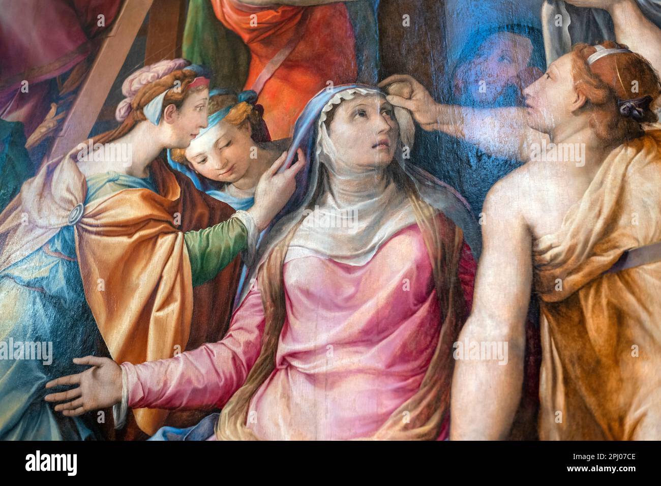 Bronzino's 'Descent of Christ into Limbo' in the Medici chapel at Santa ...