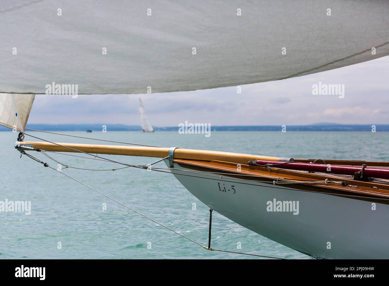 Sailing on Lake Constance, World Championship of 8mR Yachts, the ...