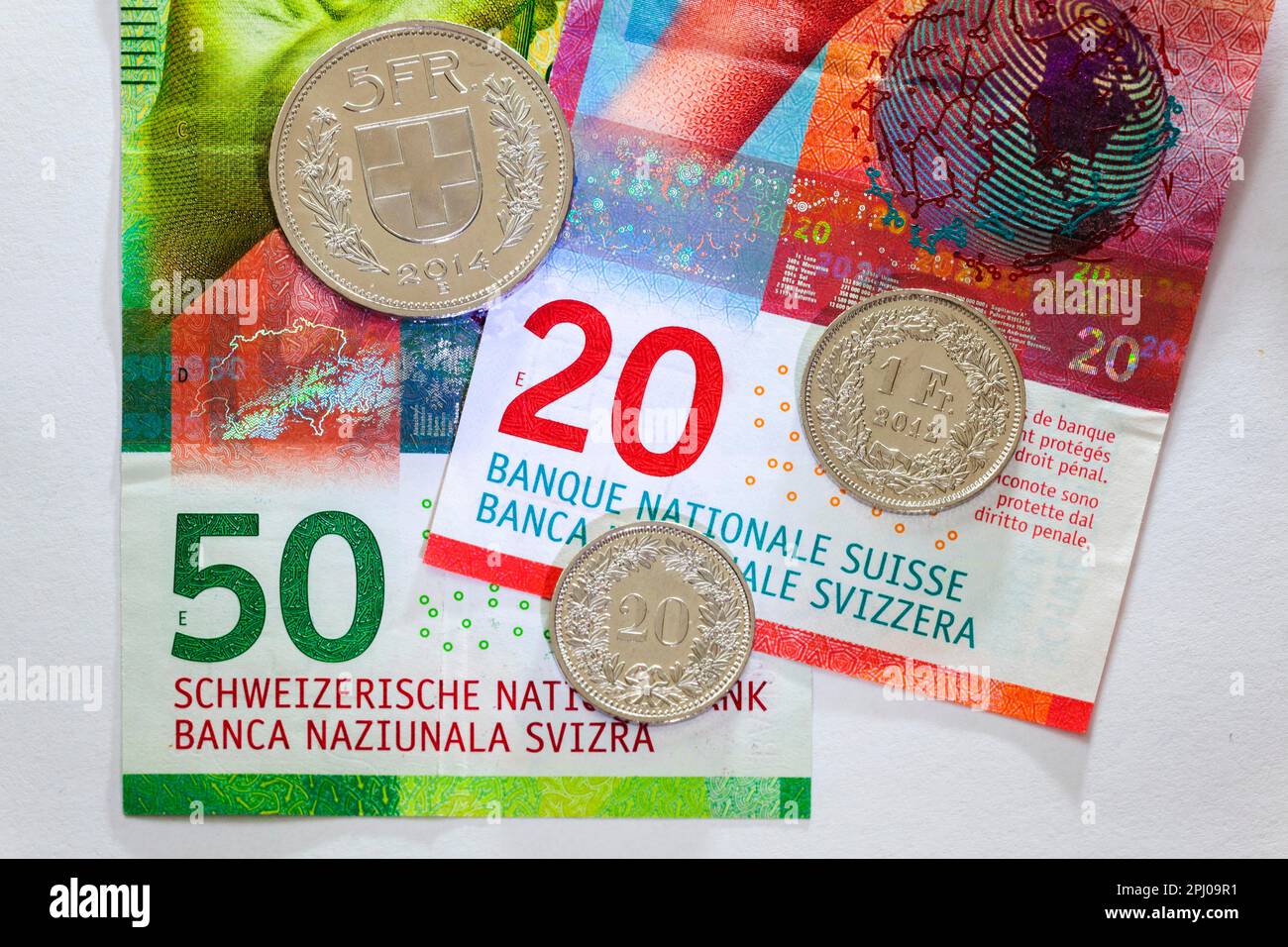 Swiss National Bank money, numerous security features make the ...
