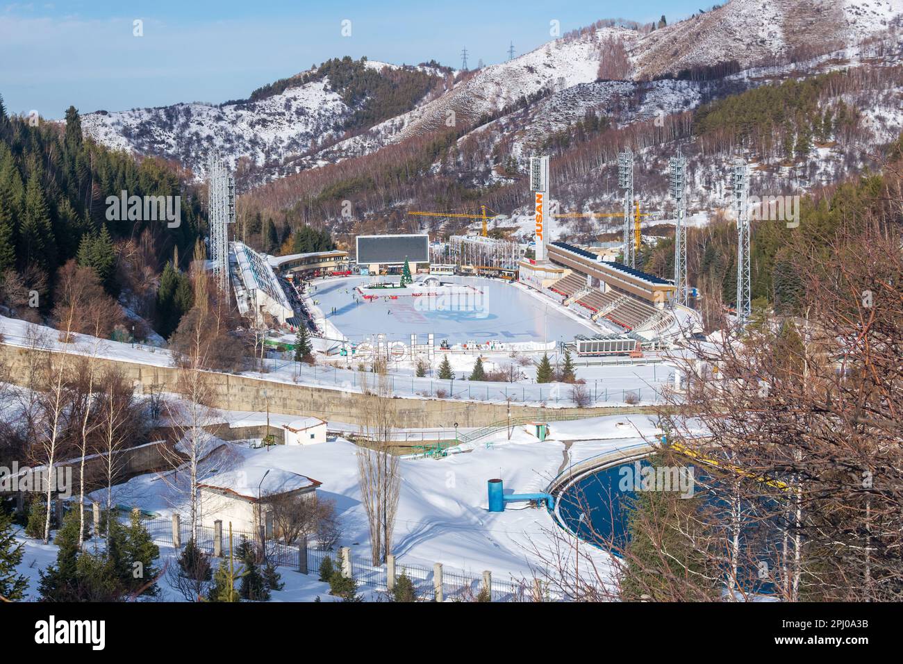Almaty, Kazakhstan - January 08, 2023: general view of the world's ...