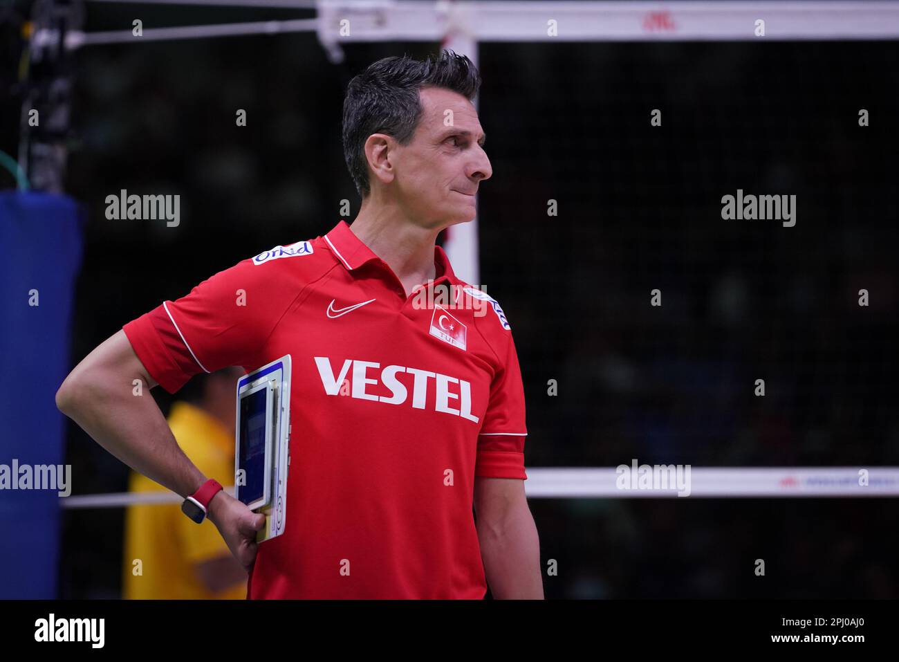 ANKARA, TURKIYE - JULY 14, 2022: Coach Giovanni Guidetti in Turkiye vs ...