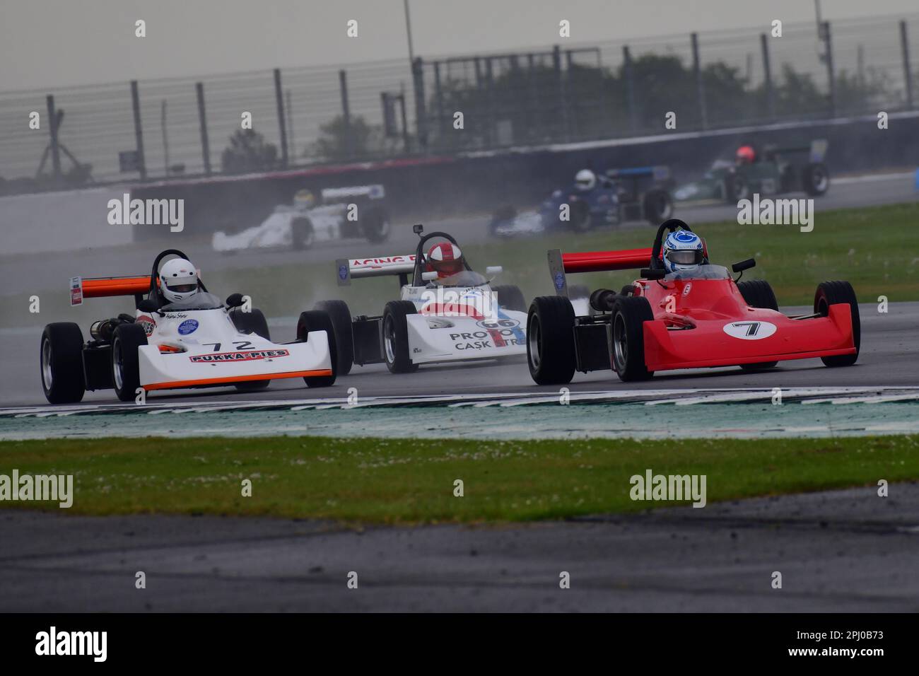 Racing through the rain, Brian Morris, Reynard SF79, Andrew Storer ...