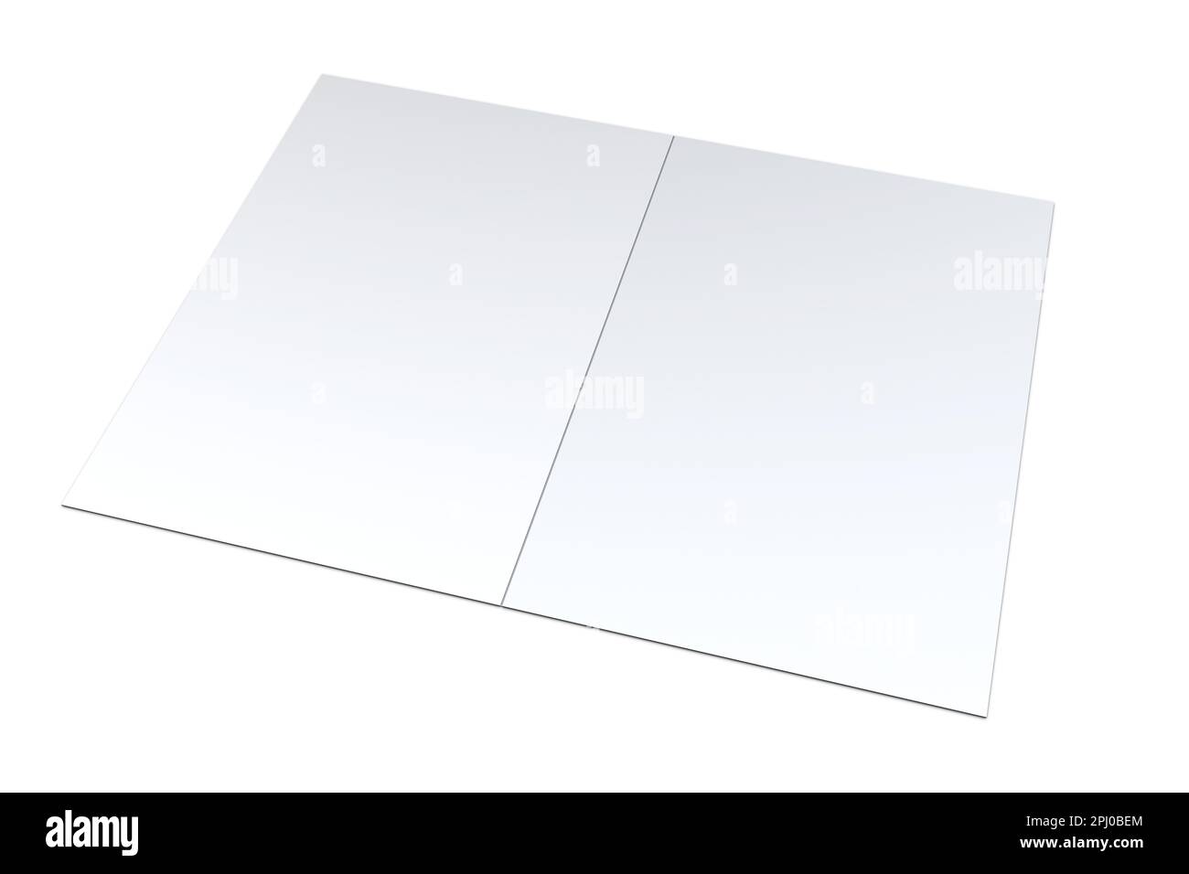 Restaurant Menu 3D Rendering on Isolated Background Stock Photo - Alamy