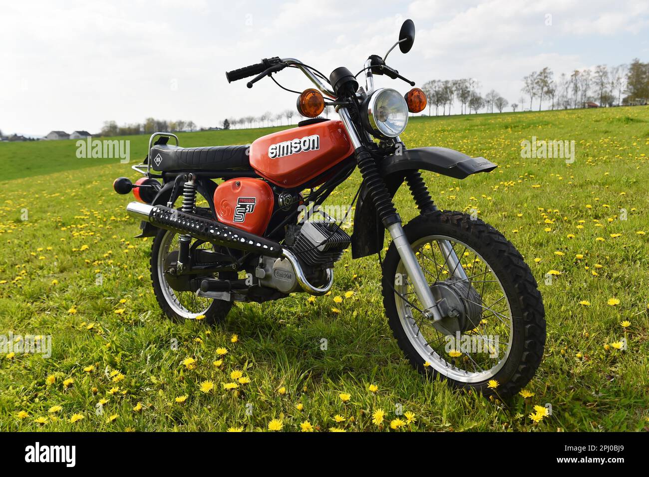 Oldtimer Ddr Moped Mokick Simson Enduro S 51 Suhl Thuringia