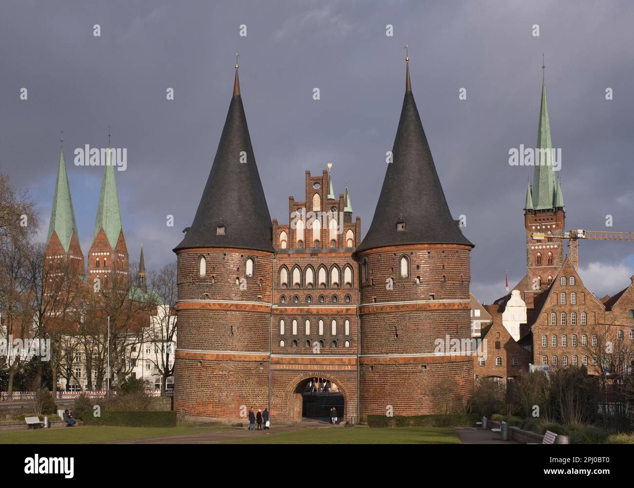 Luebecks Holsten Gate and the historic salt warehouses are UNESCO World ...