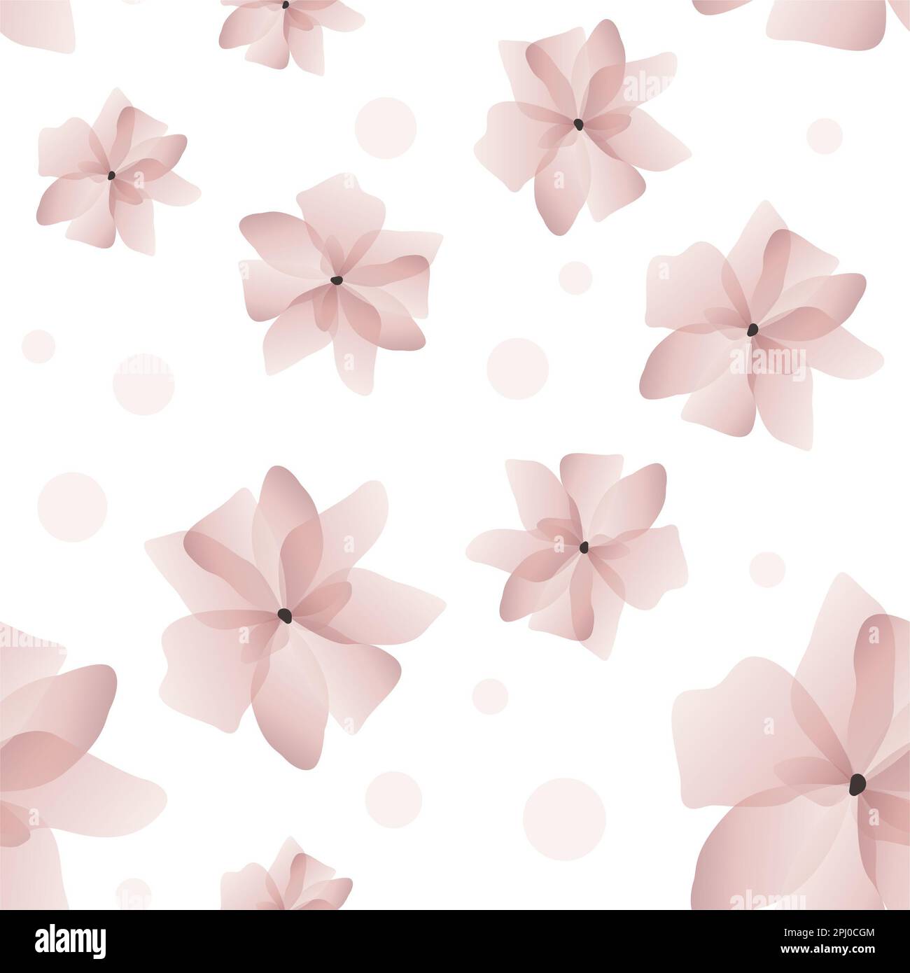 Delicate flowery pattern. Seamless floral background for wrapping ...