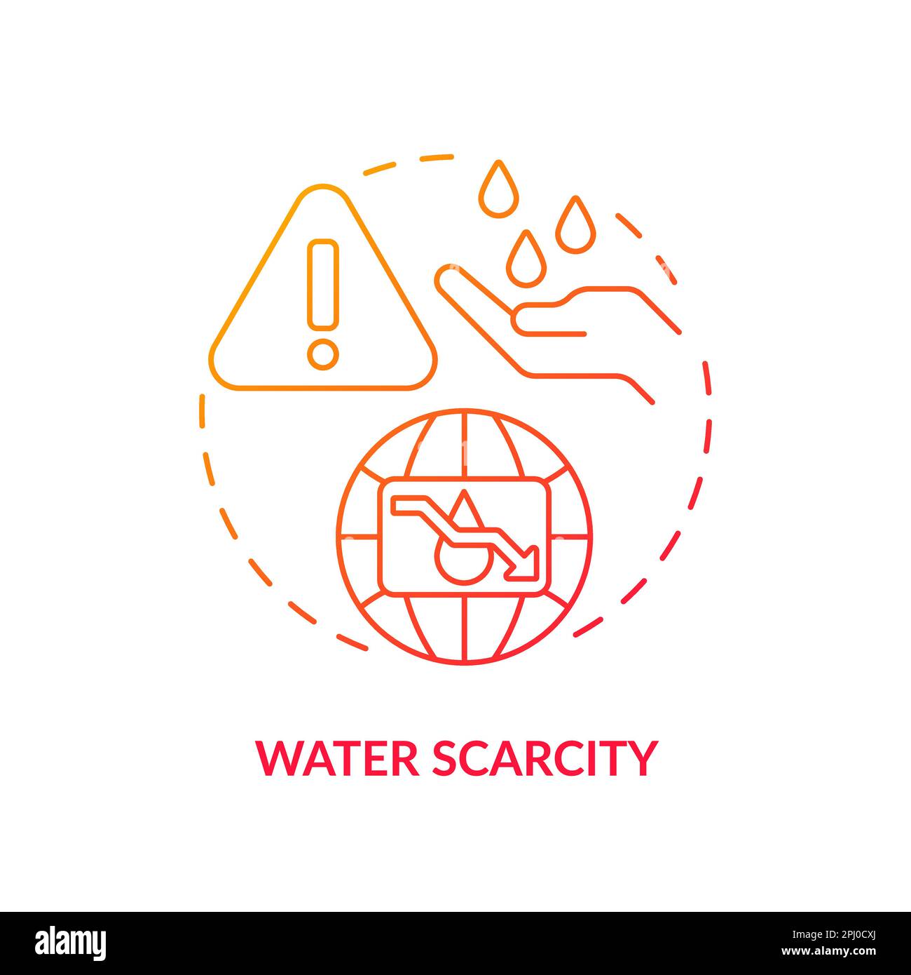 Water scarcity security Stock Vector Images - Alamy