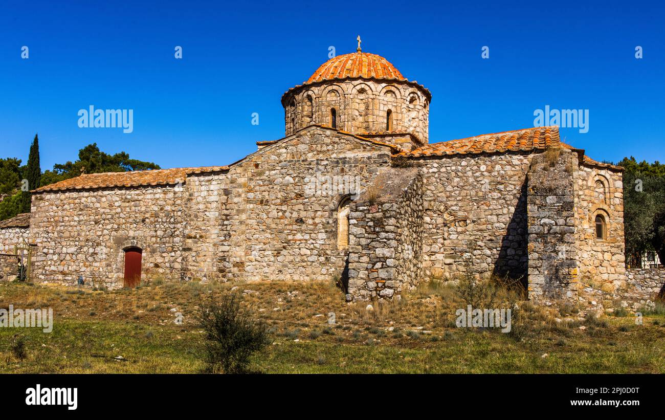 Moni Thari Monastery near Laerma from the 12th century, dedicated to St ...