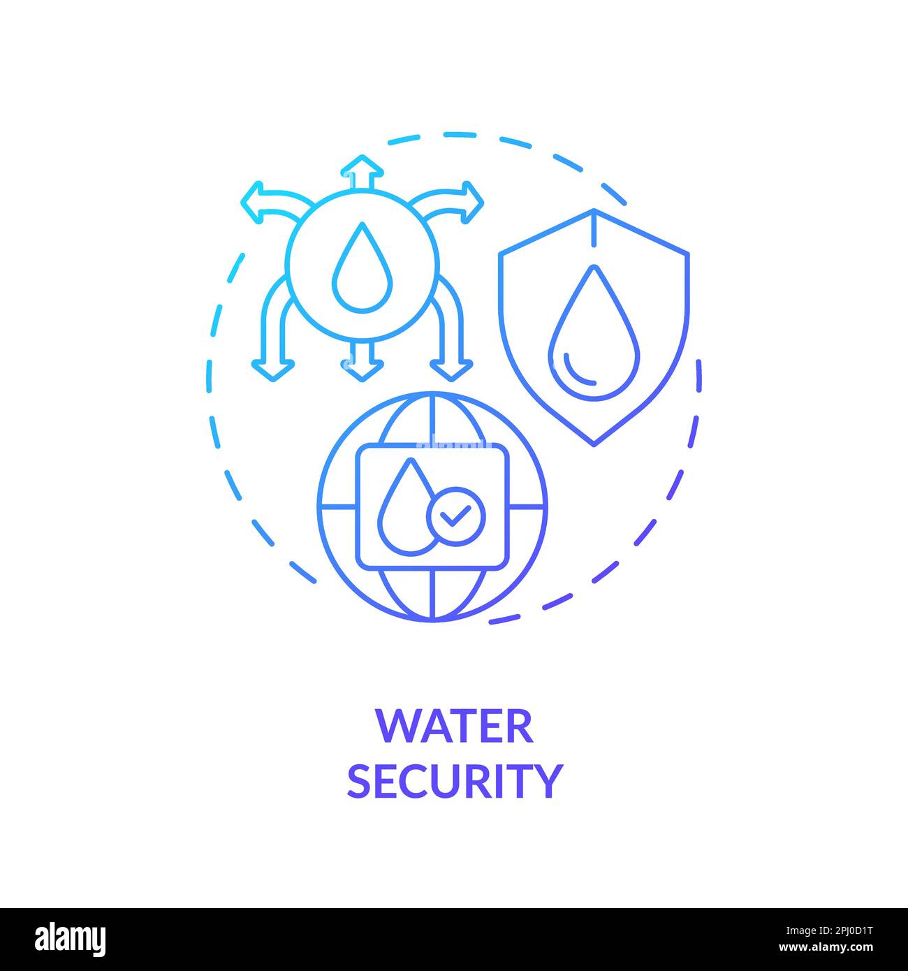 Water security blue gradient concept icon Stock Vector Image & Art - Alamy Water security blue gradient concept icon Stock Vector Image & Art - Alamy