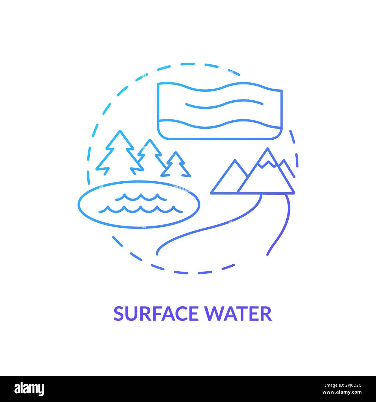 Surface water treatment Stock Vector Images - Alamy