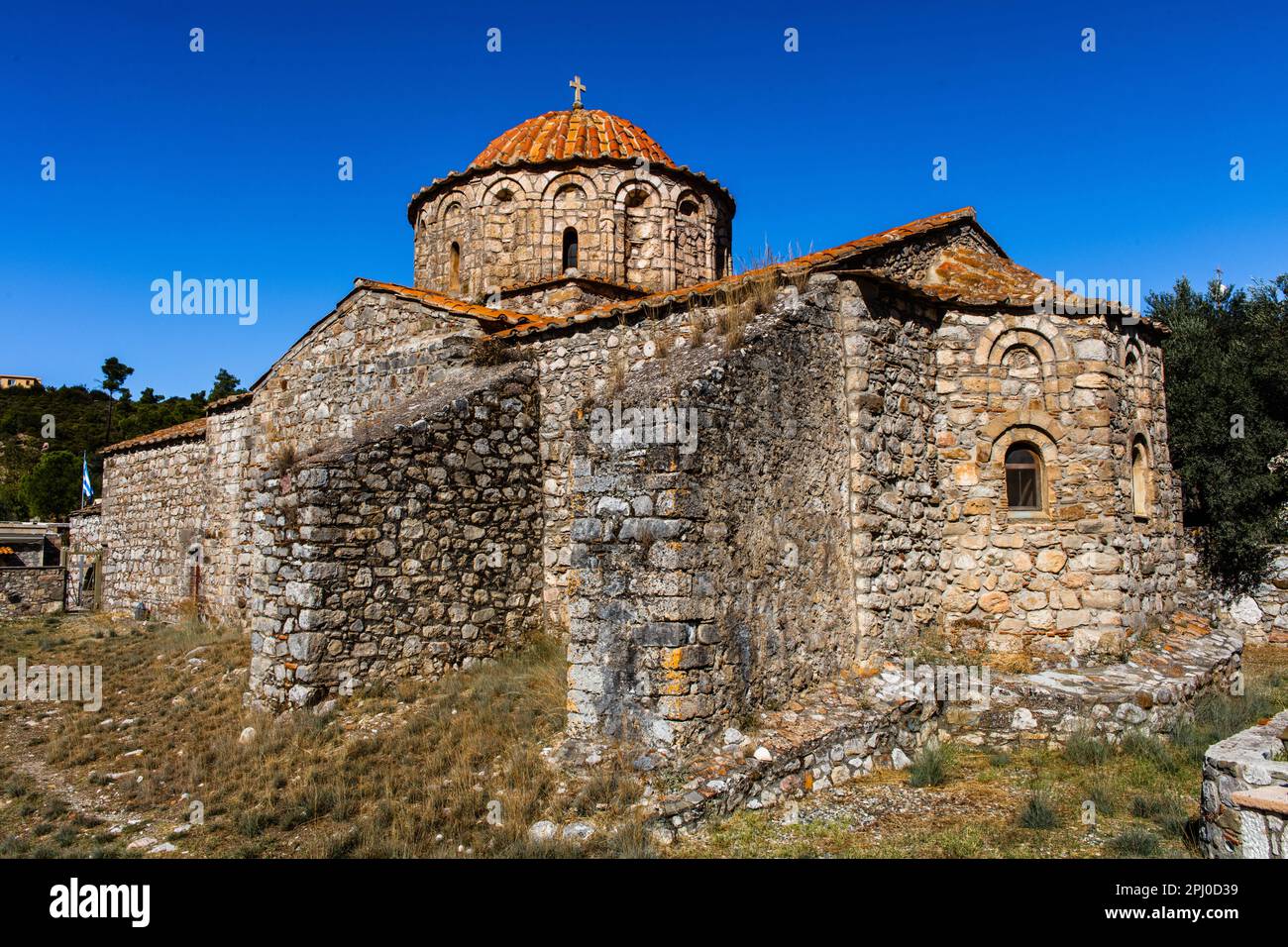 Moni Thari Monastery near Laerma from the 12th century, dedicated to St ...