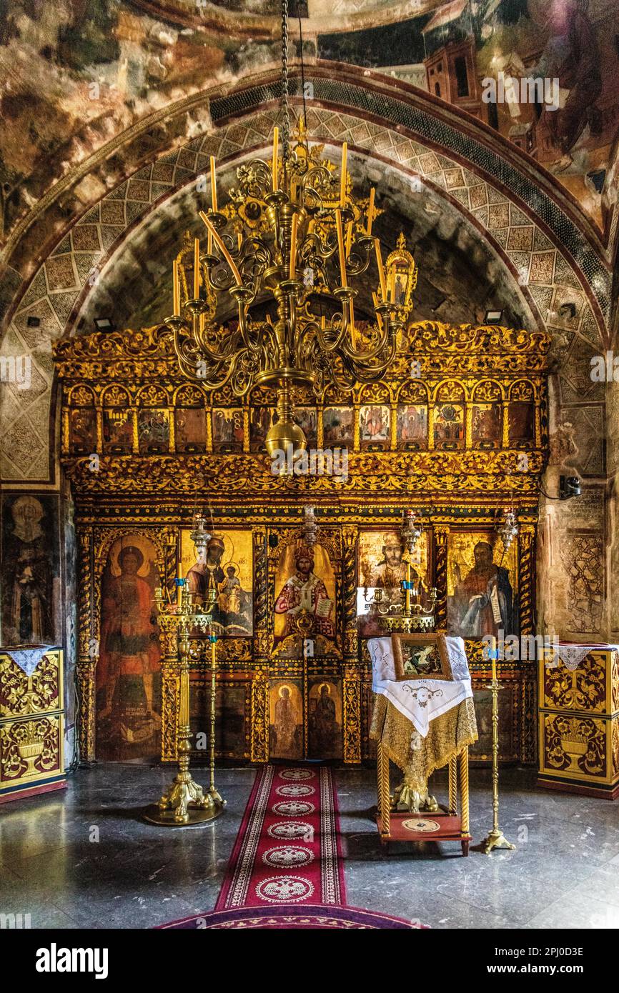 Fresco decoration from the 12th to 18th century, Moni Thari monastery ...
