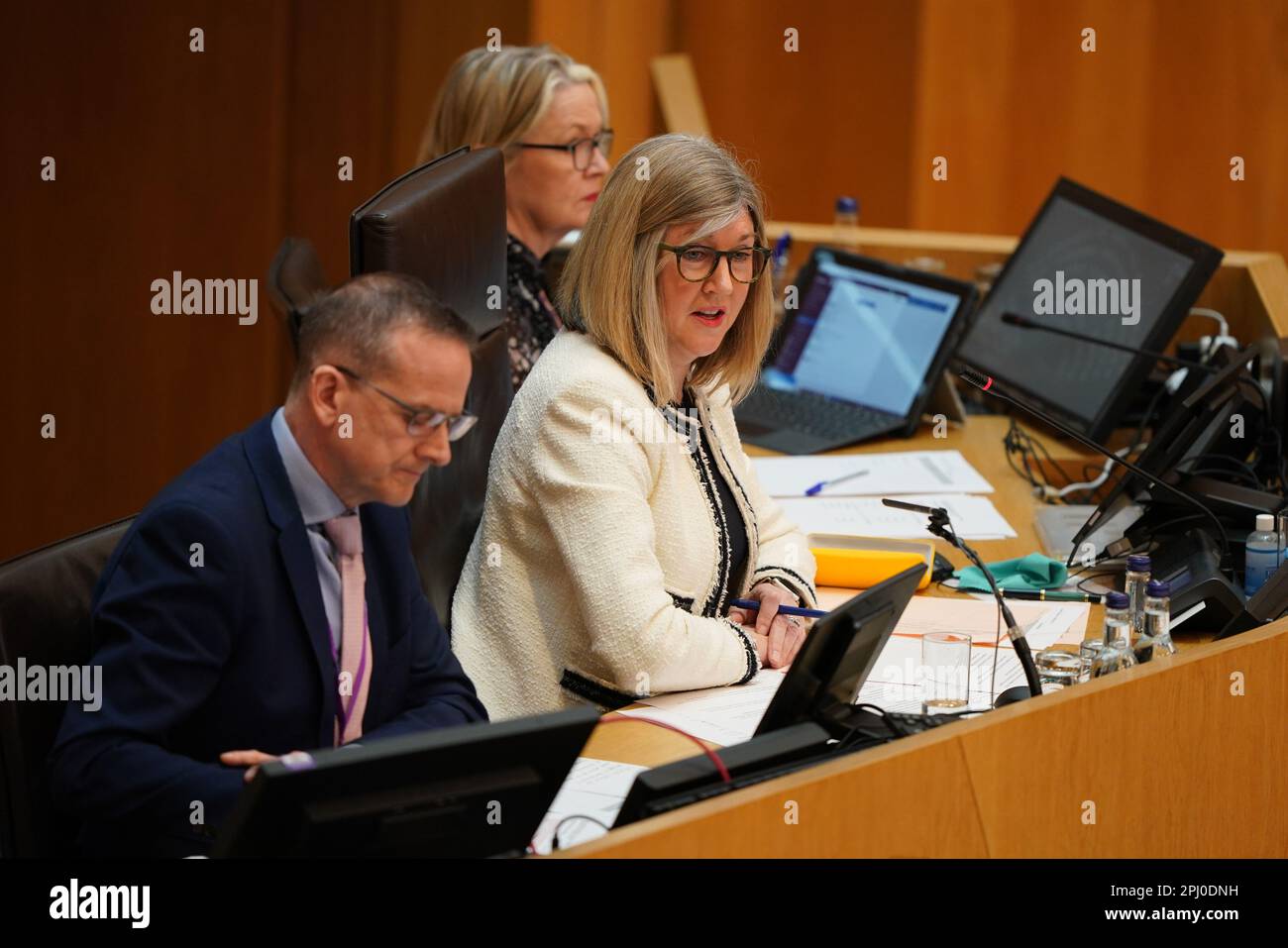 Alison Johnstone(c), Presiding Officer of the Scottish Parliament ...