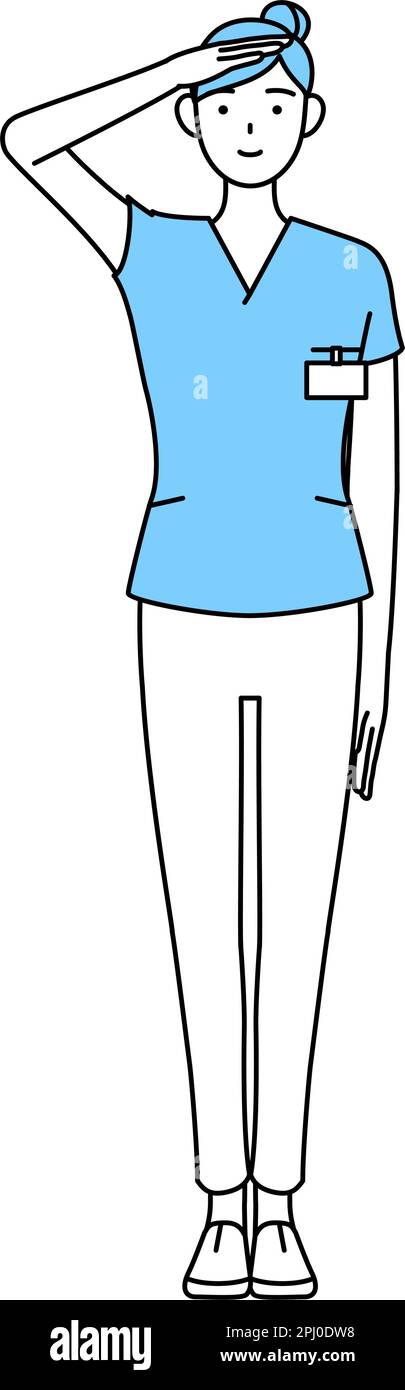 Female nurse, physical therapist, occupational therapist, speech ...