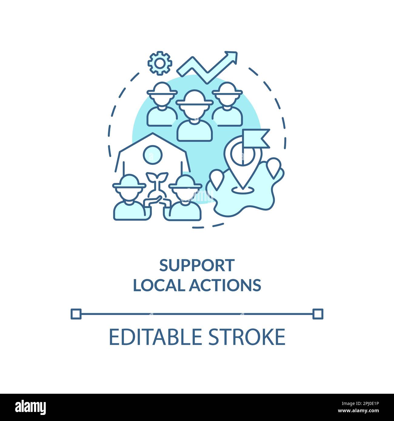 Rdp circle logo Stock Vector Images - Alamy