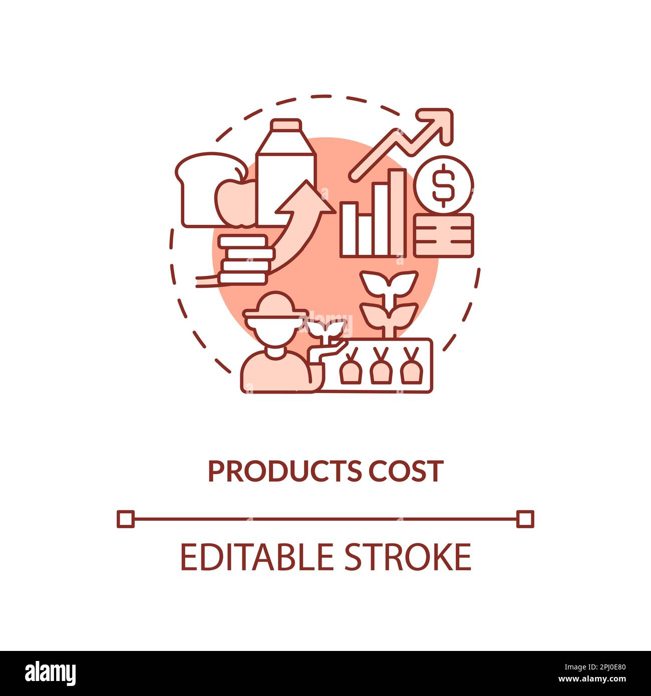 Products cost terracotta concept icon Stock Vector Image & Art - Alamy Products cost terracotta concept icon Stock Vector Image & Art - Alamy