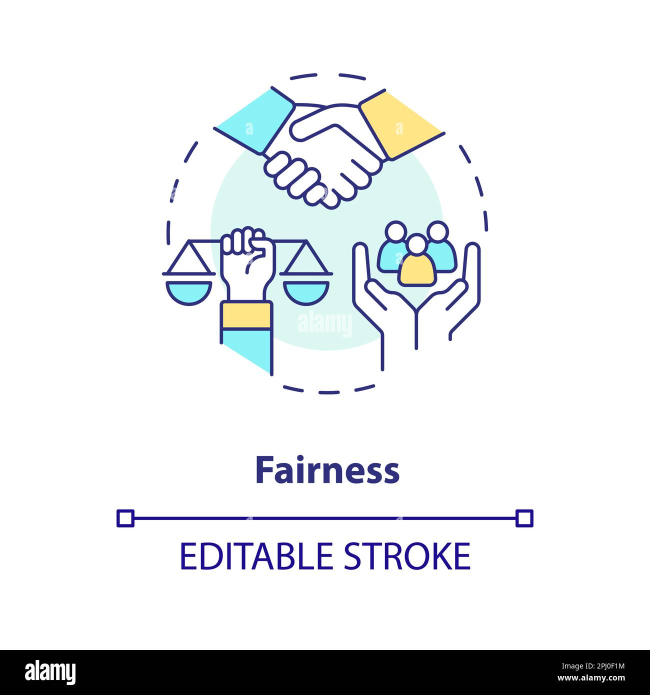 Fairness concept icon Stock Vector Image & Art - Alamy