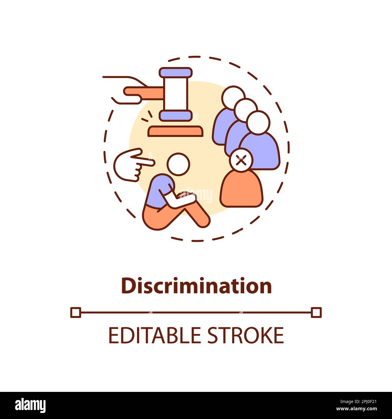 Discrimination image Cut Out Stock Images & Pictures - Alamy