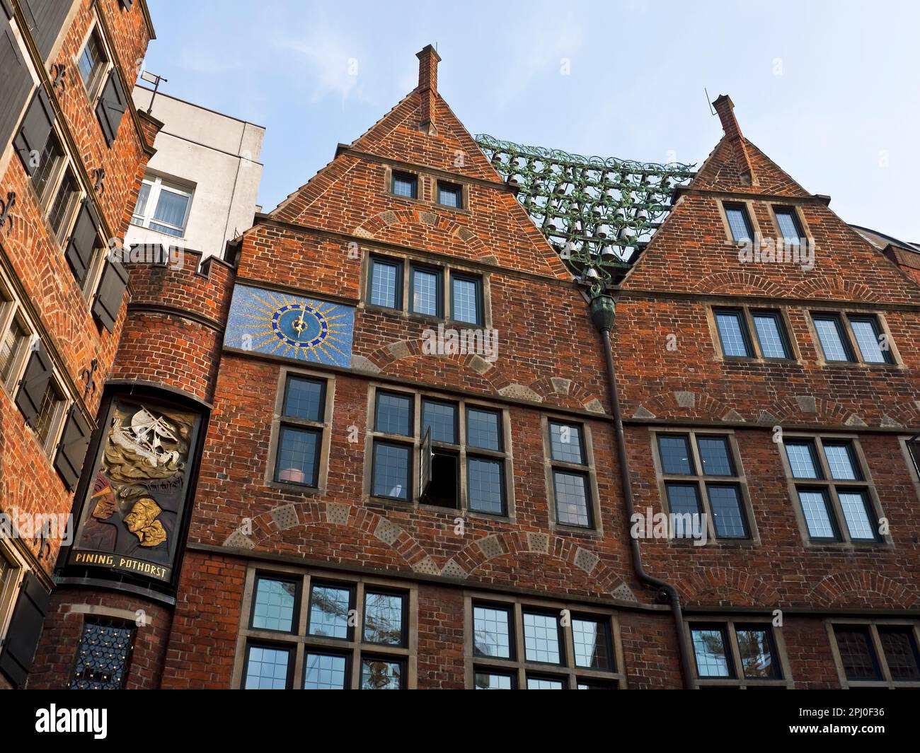 The Glockenspiel in Boettcherstrasse, Bremen, Germany Stock Photo - Alamy